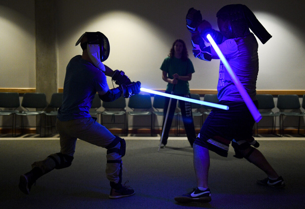 UVU Lightsaber Club combines swordfighting finesse with cinema | News ...